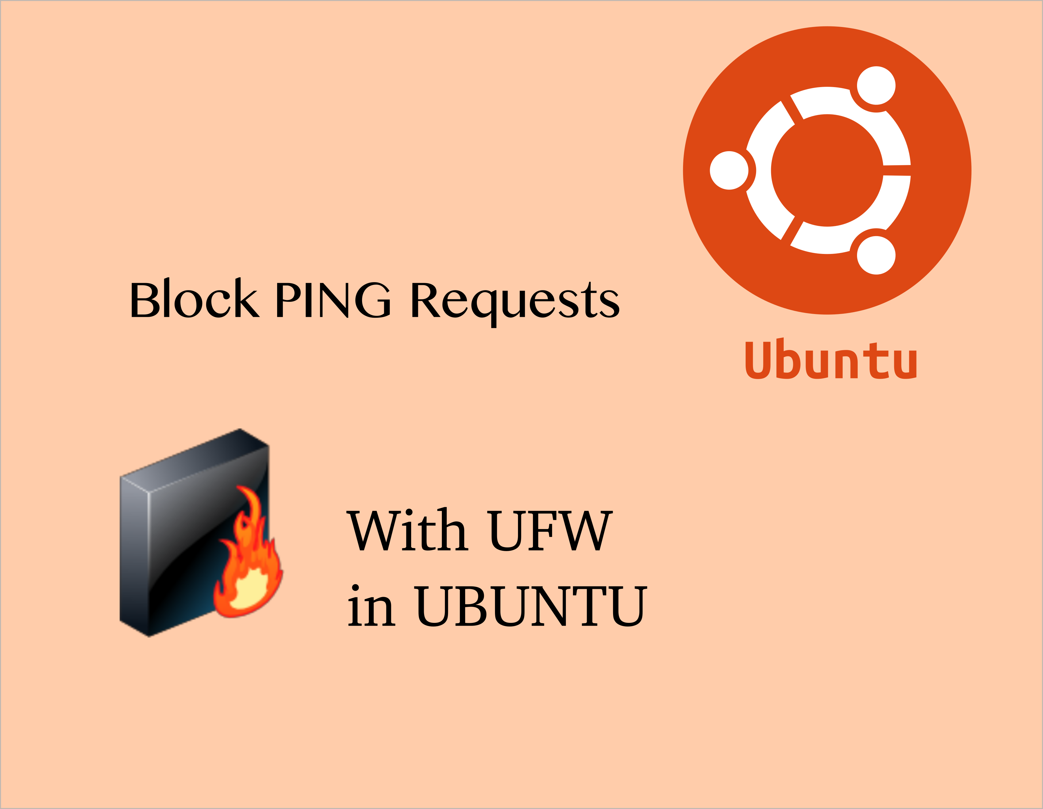 How To Configure Ufw To Block Icmp Request On Ubuntu 2204 Server Tuxnoob